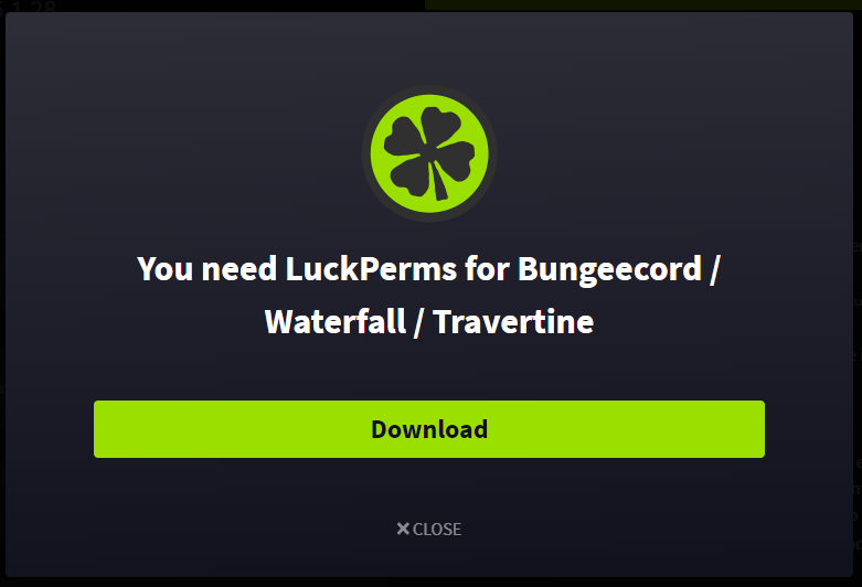 Fix Download Suggestion Feature · Issue #257 · LuckPerms/LuckPermsWeb · GitHub