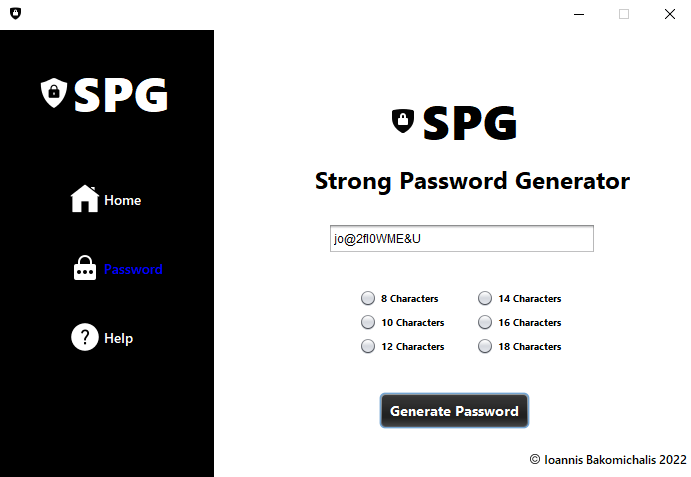 GitHub - b4k0/StrongPasswordGenerator: Desktop Application for ...