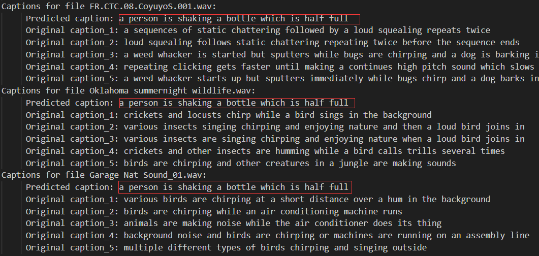 issue for automatic audio captioning · Issue #20 · XinhaoMei/WavCaps · GitHub
