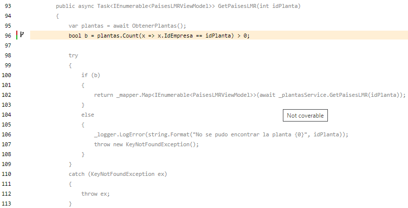 Coverlet Doesnt Track Coverage Of Method With A Linq Query In An If Statement · Issue 760
