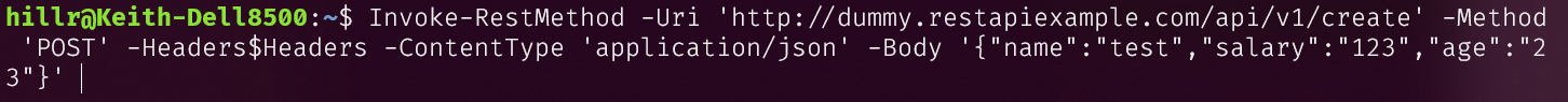 Invoke-Restmethod broken by tab character after the header parameter variable · Issue #15943 ...
