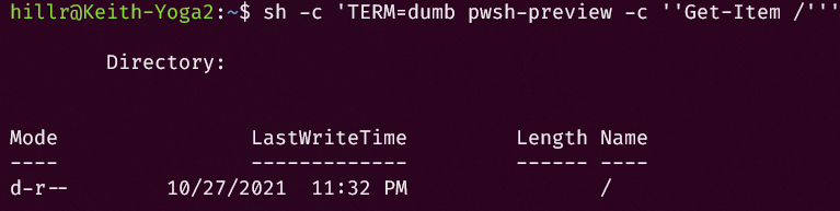 Setting the TERM environment variable to 'dumb' doesn't prevent use of VT (ANSI) escape ...