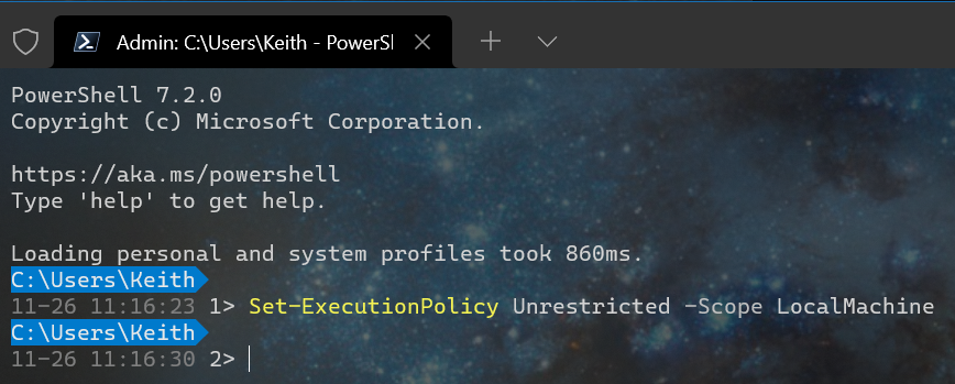 Administrators do not have permissions to edit powershell.config.json when PowerShell is ...
