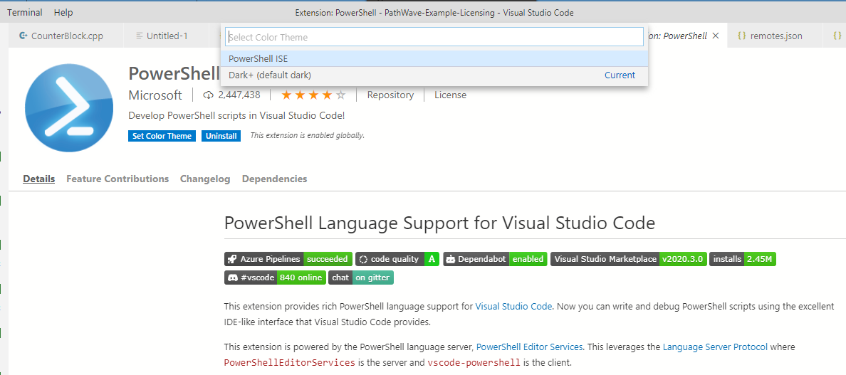 Temp change of color scheme on install is kind of jarring / annoying ...