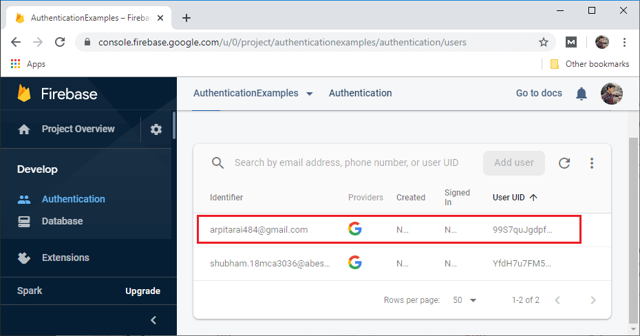 31. Firebase Google Sign-In Authentication — Android App Development Documentation 1 documentation