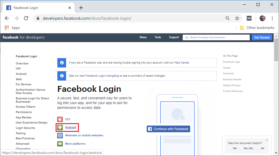 32. Facebook Sign-In Authentication — Android App Development ...