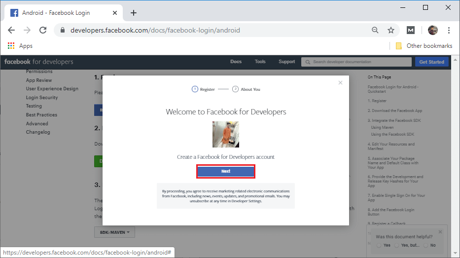 32. Facebook Sign-In Authentication — Android App Development ...