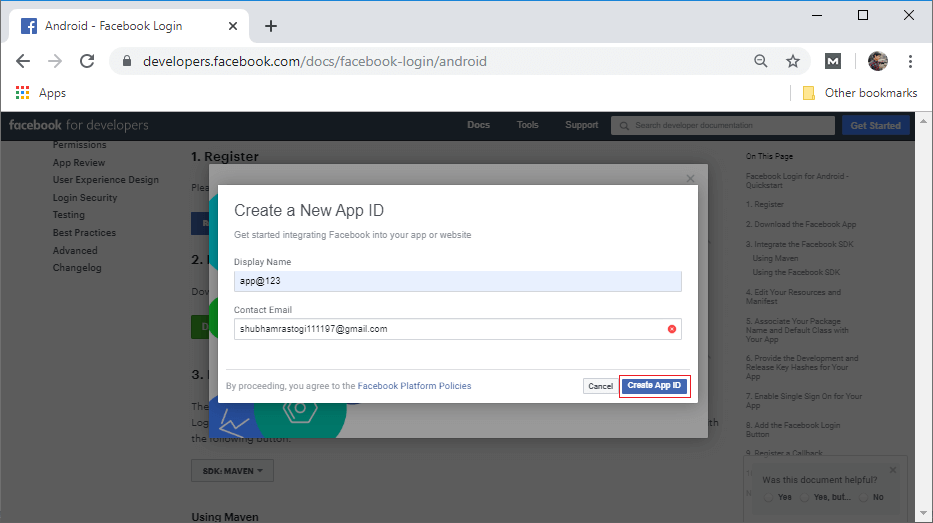 32. Facebook Sign-In Authentication — Android App Development ...