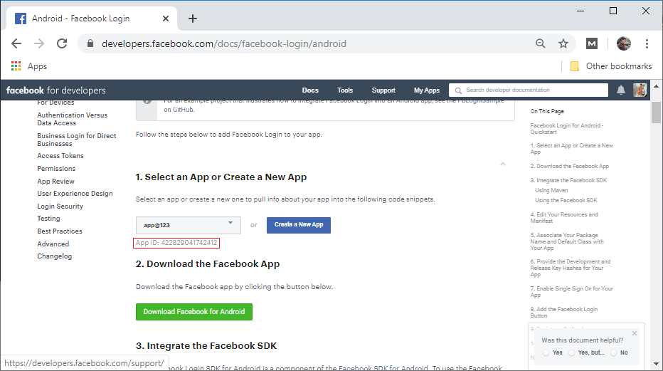 32. Facebook Sign-In Authentication — Android App Development ...