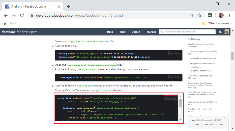 32. Facebook Sign-In Authentication — Android App Development ...