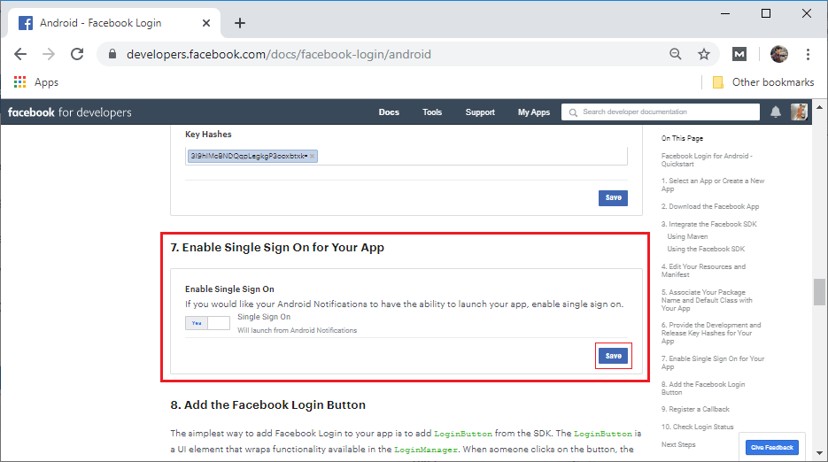 32. Facebook Sign-In Authentication — Android App Development ...