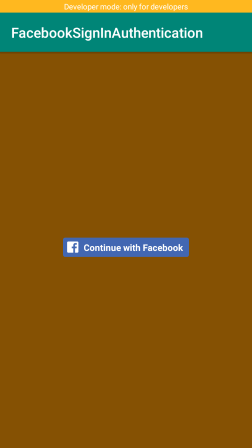 32. Facebook Sign-In Authentication — Android App Development ...