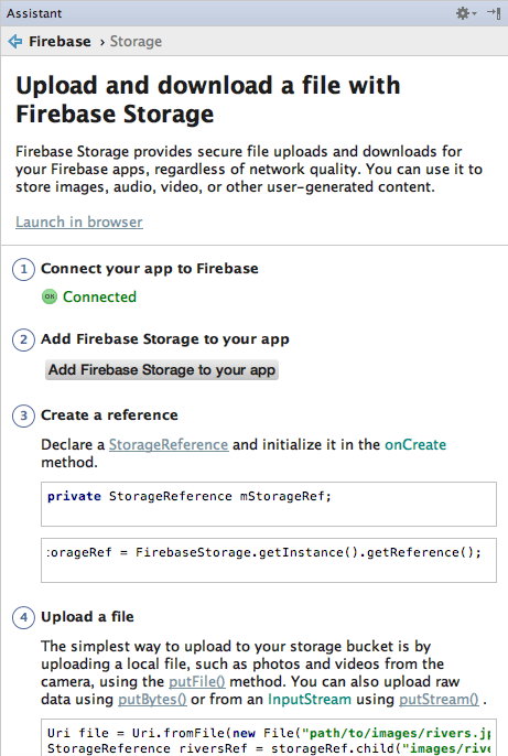 33. Upload Images To Firebase Storage — Android App Development Documentation 1 documentation