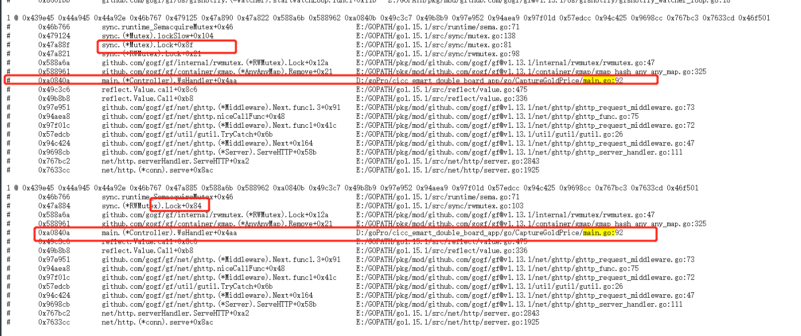 gmap偶发性死锁问题 · Issue #901 · gogf/gf · GitHub