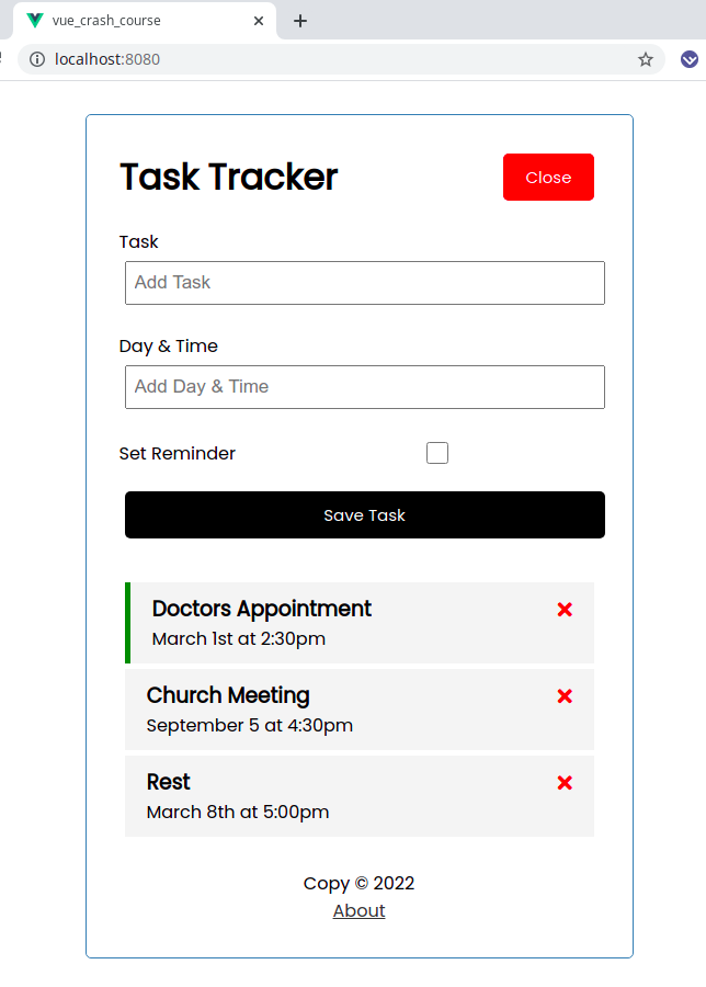 GitHub - maxiggle/TaskTracker: A vue app that takes tasks using a fake backend