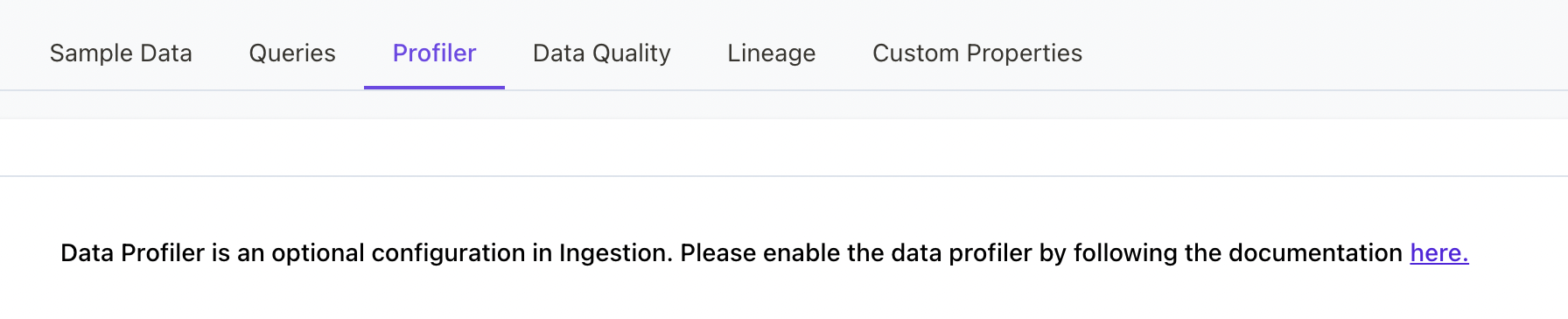 Redirection On Docs Page For Connectors From Profiler Tab Is Not Proper · Issue 6702 · Open 