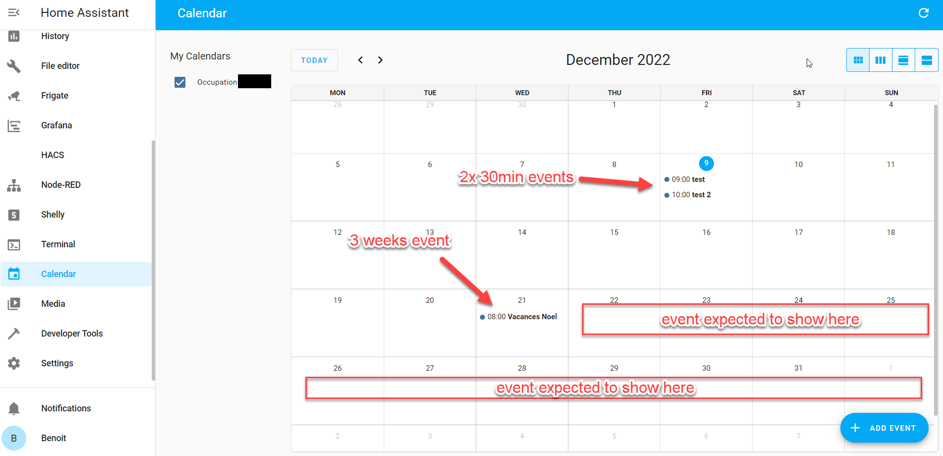 Local Calendar not showing multi-day events correctly · Issue #83619 · home-assistant/core · GitHub