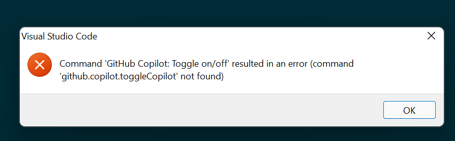 VS errors - command not found · community · Discussion #7005 · GitHub