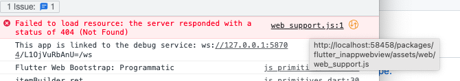 [web support] web_support.js: Failed to load resource. · Issue #1265 · pichillilorenzo/flutter ...