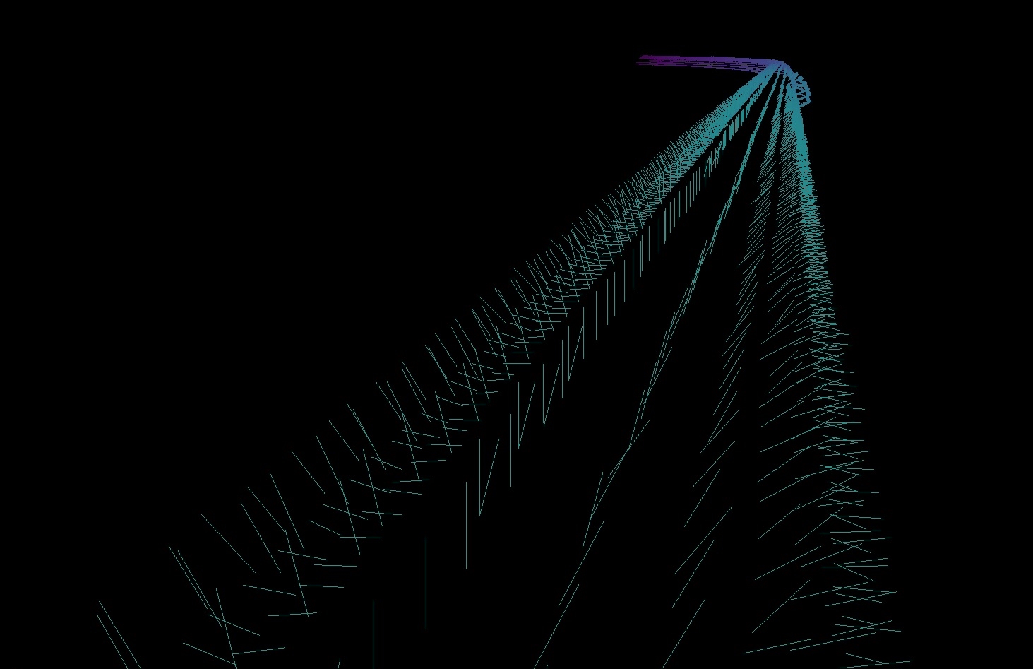 How to plot thousands of separate lines in 3D · pyvista pyvista ...