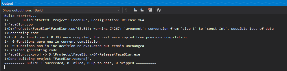 Application with Opencv library fails on release mode builds. · Issue ...