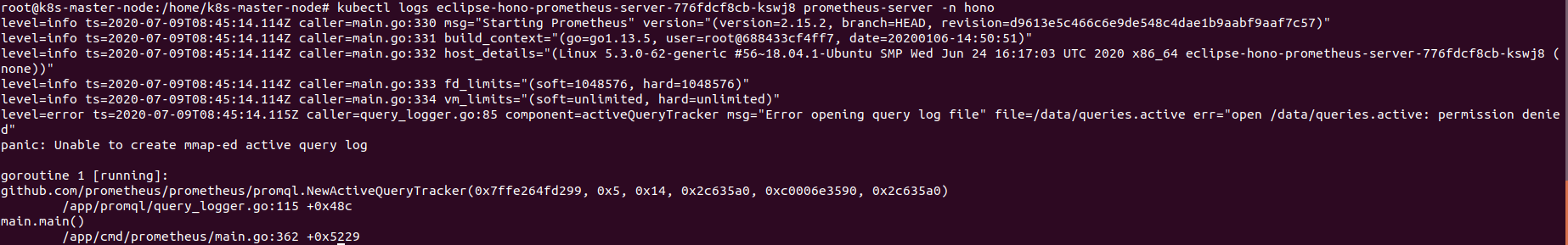 Issue with running prometheus · Issue #2062 · eclipse-hono/hono · GitHub