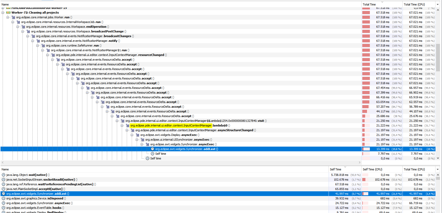Build slow while MANIFEST.MF editor open · Issue #53 · eclipse-pde/eclipse.pde · GitHub