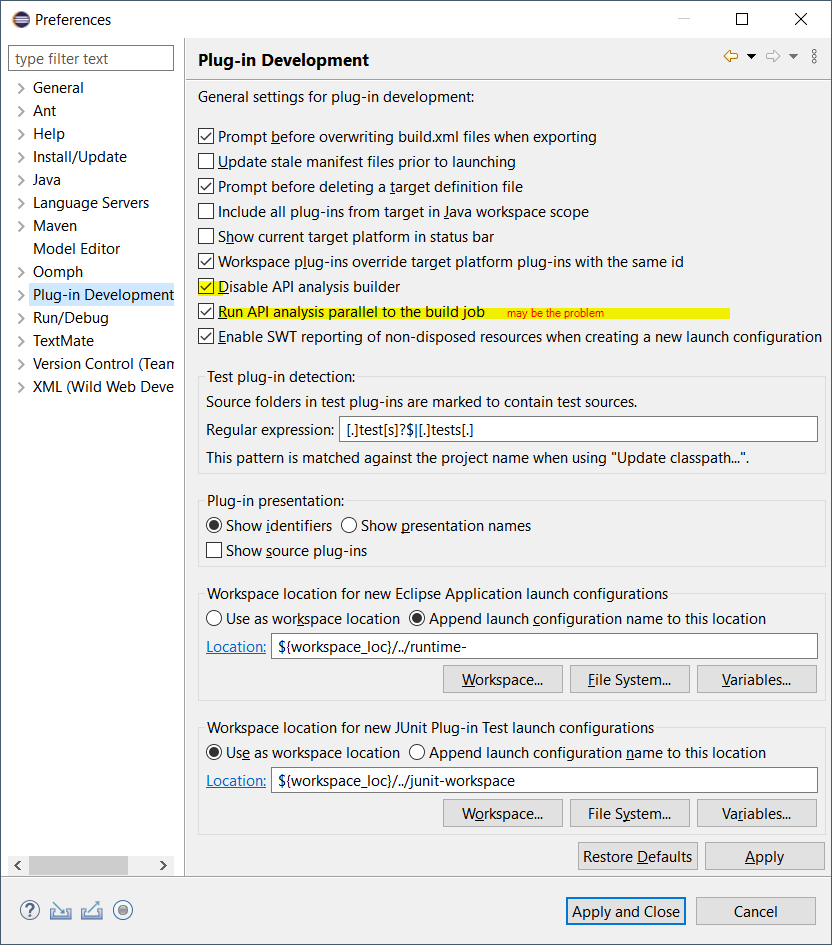 The animated progress bar in status bar does not behave as expected · Issue #327 · eclipse ...