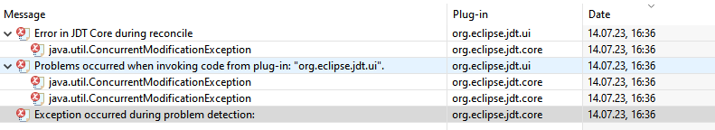 ConcurrentModificationException in JavaModelManager.secondaryTypesRemoving · Issue #1235 ...