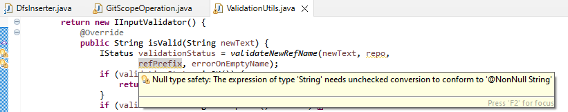 NullAnnotationsRewriteOperations: OutOfBoundsException: Index 1 out of bounds for length 1 ...