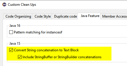 TextBlock Clean Up: NPE in StringConcatToTextBlockFix · Issue #779 · eclipse-jdt/eclipse.jdt.ui ...