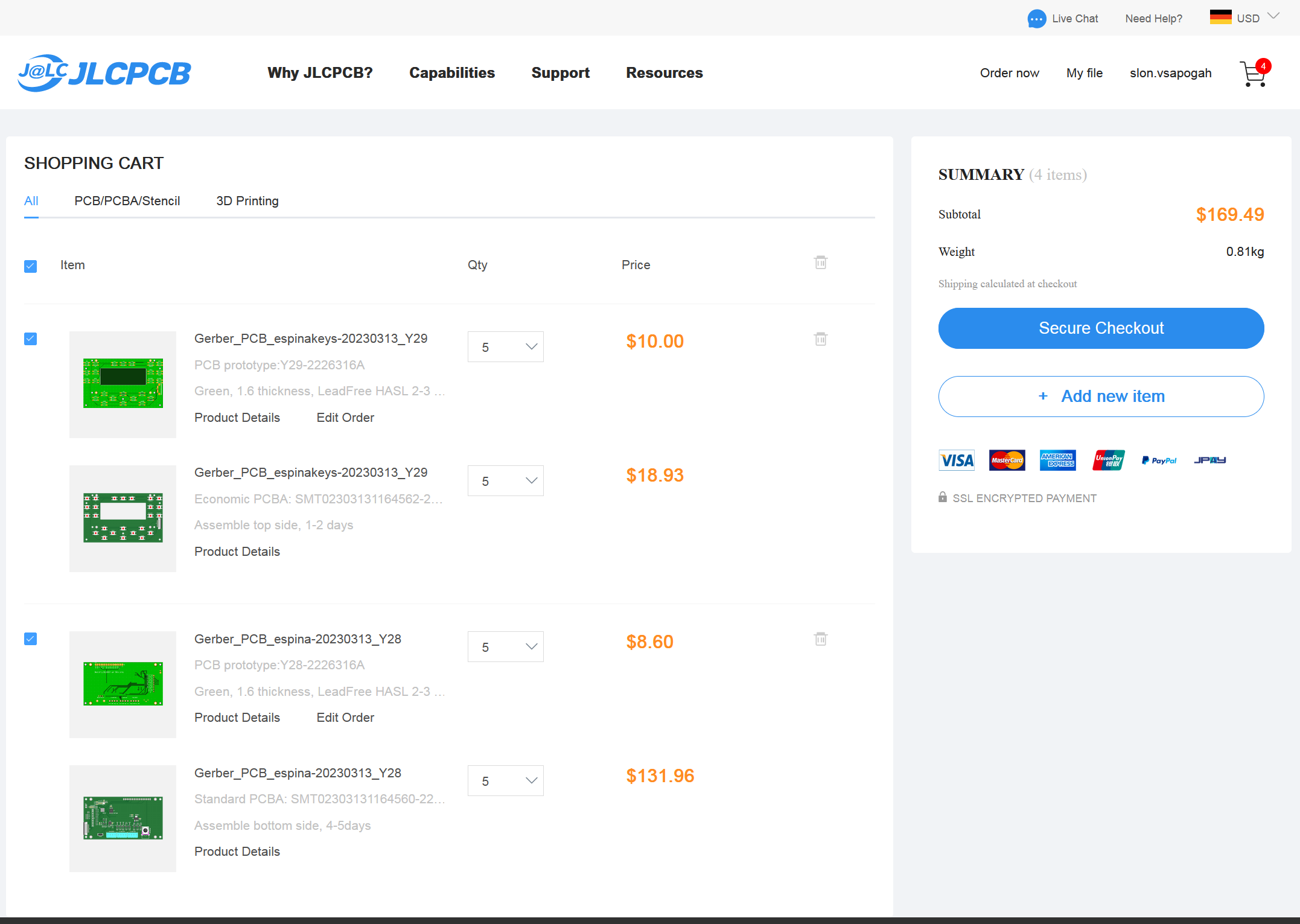 GitHub - kachurovskiy/espina: ESP32 controller (PCBs, screen, case) with 1 encoder and 2 steppers