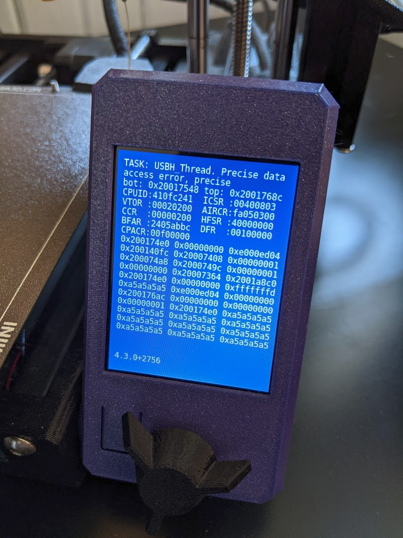 [BUG] USBH_Thread. Precise data access error, precise · Issue #1377 · prusa3d/Prusa-Firmware ...