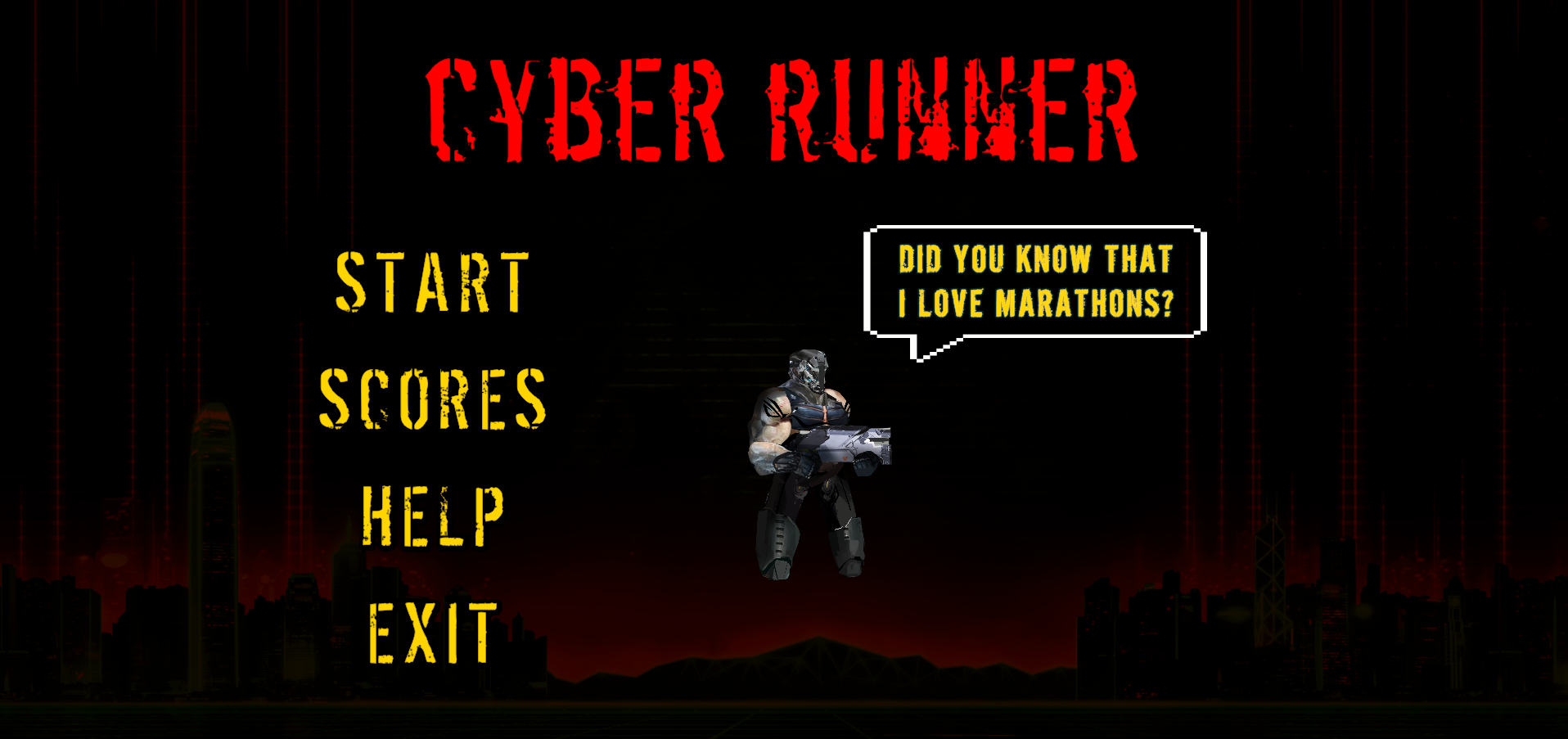 GitHub - AdrianKut/CYBER-RUNNER