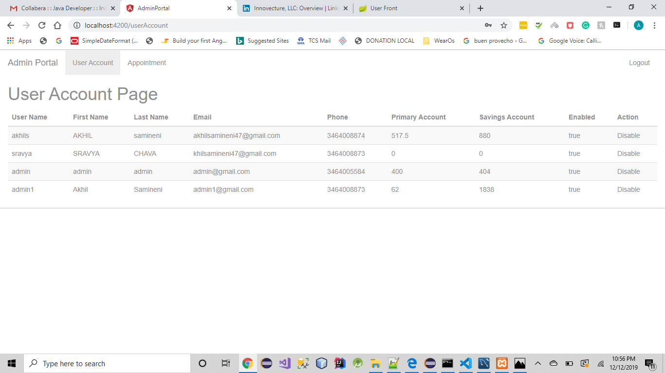 GitHub - Akhil-Samineni/AdminPortal