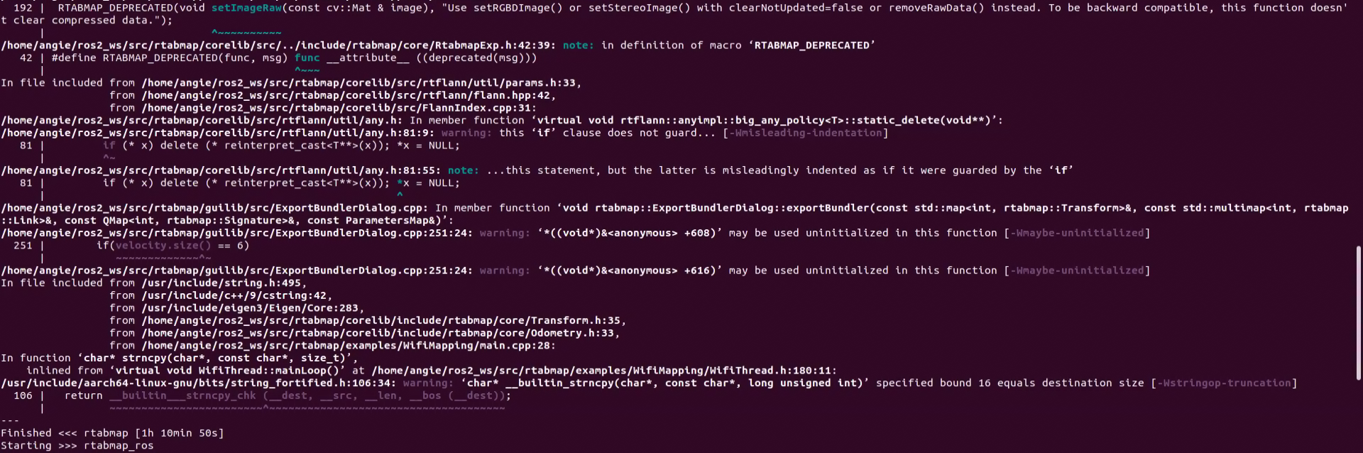 Error building rtabmap_ros for ROS2 Foxy · Issue #613 · introlab/rtabmap_ros · GitHub