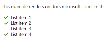 Cannot render normal checkbox like GitHub · Issue #835 · microsoft/vscode-docs-authoring · GitHub