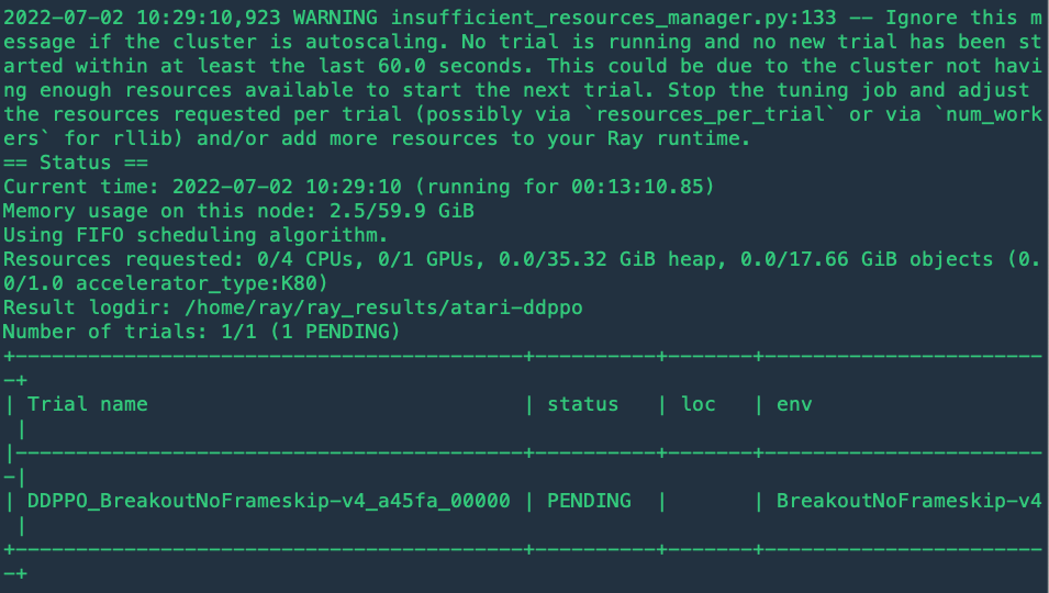 [autoscaler][rllib] RLlib cluster is not autoscaling up · Issue #26172 · ray-project/ray · GitHub