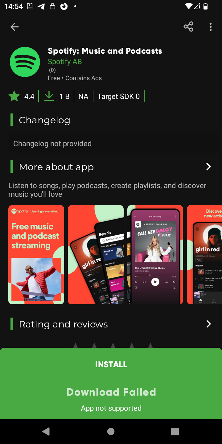 GloDroid v0.7.4 on PinePhone v1.2: Both F-Droid and Aurora Store are ...