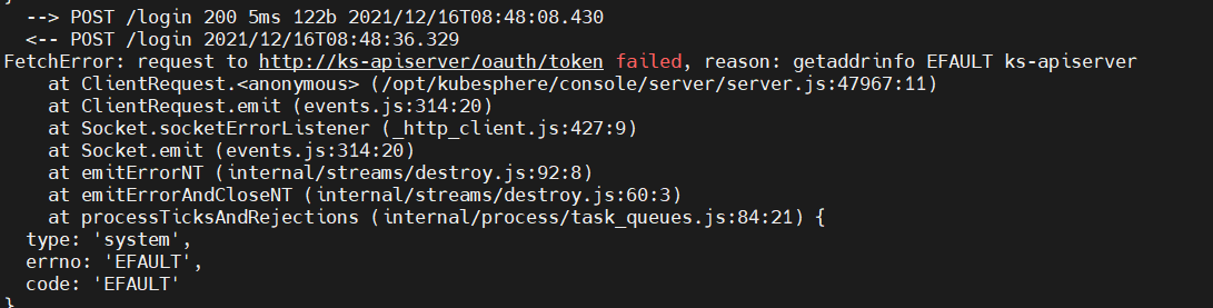 could not login kubesphere · Issue #4520 · kubesphere/kubesphere · GitHub