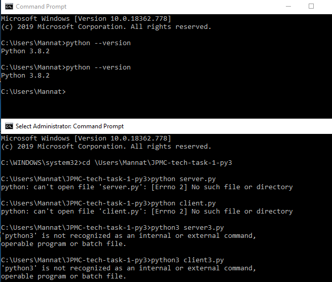 Can't open server.py and client.py · Issue #42 · insidesherpa/JPMC-tech-task-1-PY3 · GitHub