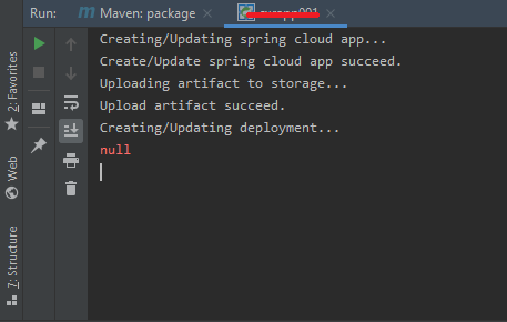 [IntelliJ][SpringCloud]Replace the app to another app name when deploying spring cloud app, it ...
