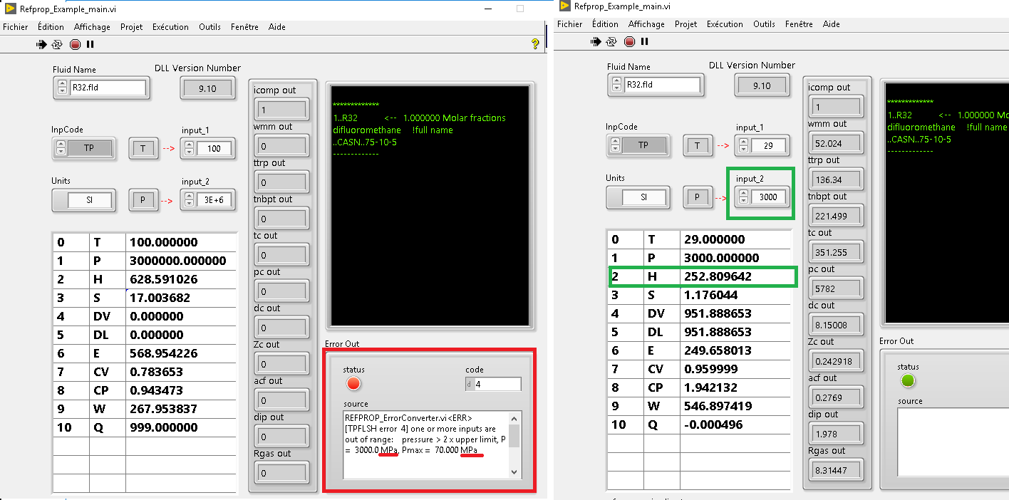 Wrong enthalpy values calculated with Labview wrapper · Issue #180 · usnistgov/REFPROP-wrappers ...