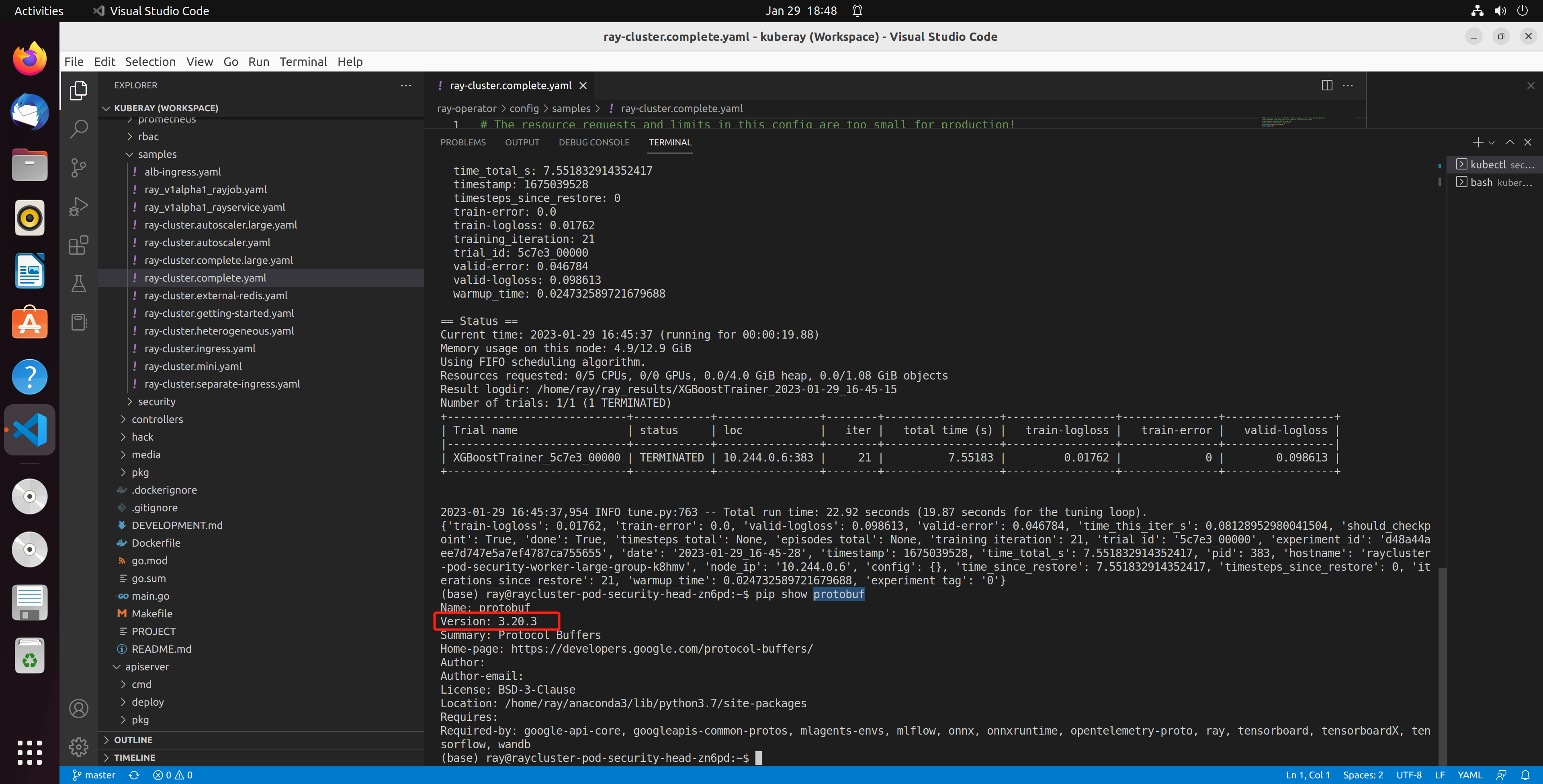 [Bug] Encounter error in Step 5.2 in pod-security.md due to ray-ml docker images · Issue #873 ...