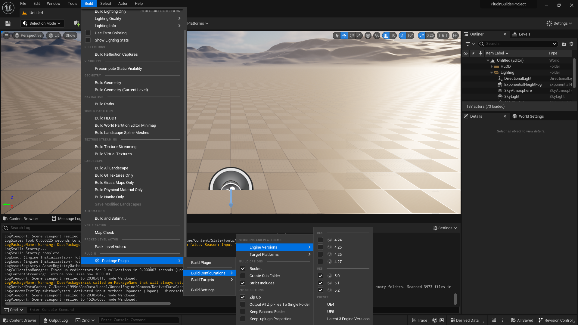 GitHub - Naotsun19B/PluginBuilder-Document: This Unreal Engine plugin adds a tools menu to build ...