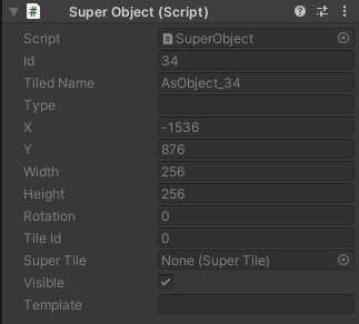 When importing map with "Tiles as Objects", Type property is not set correctly on SuperObject ...