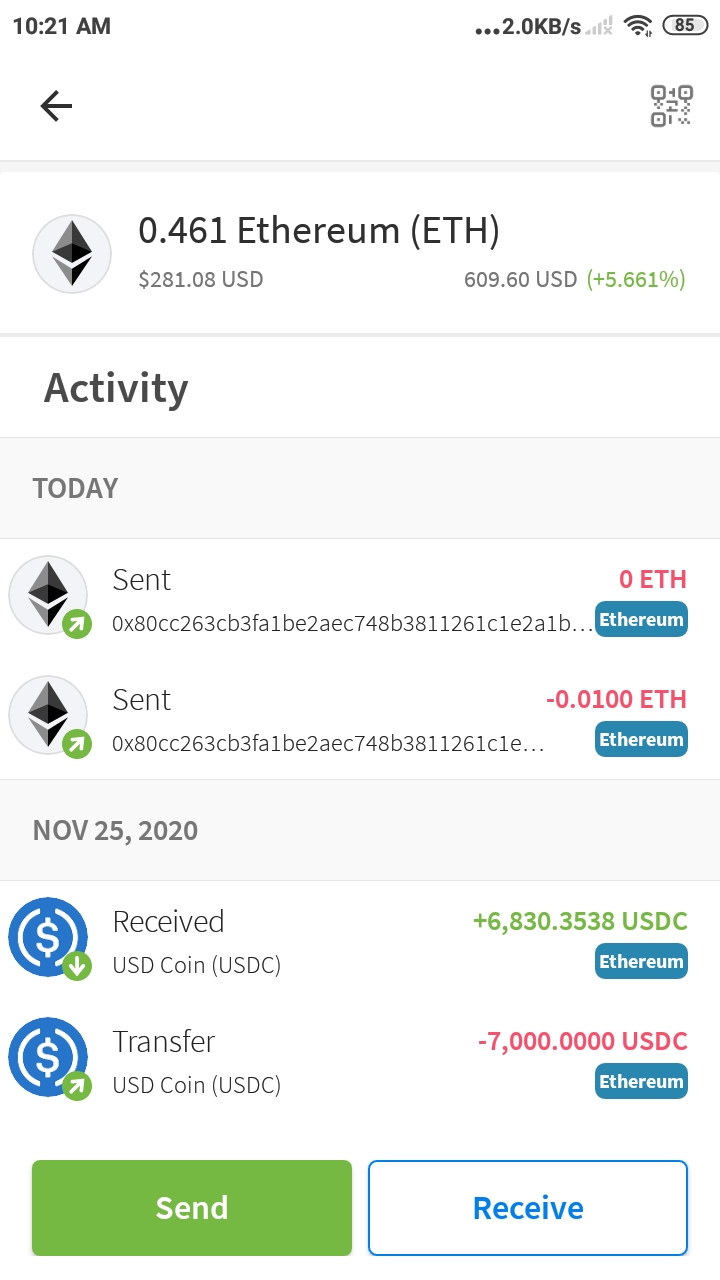 Remove USDC transactions from Ethereum coin · Issue #1684 · AlphaWallet/alpha-wallet-android ...