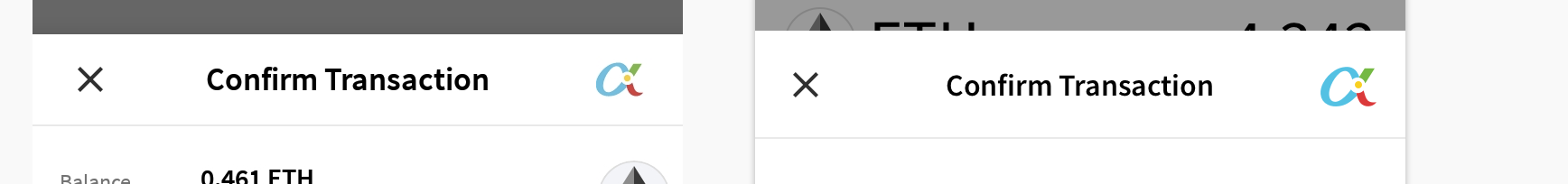 Improve Sending ETH ActionSheet · Issue #1685 · AlphaWallet/alpha-wallet-android · GitHub