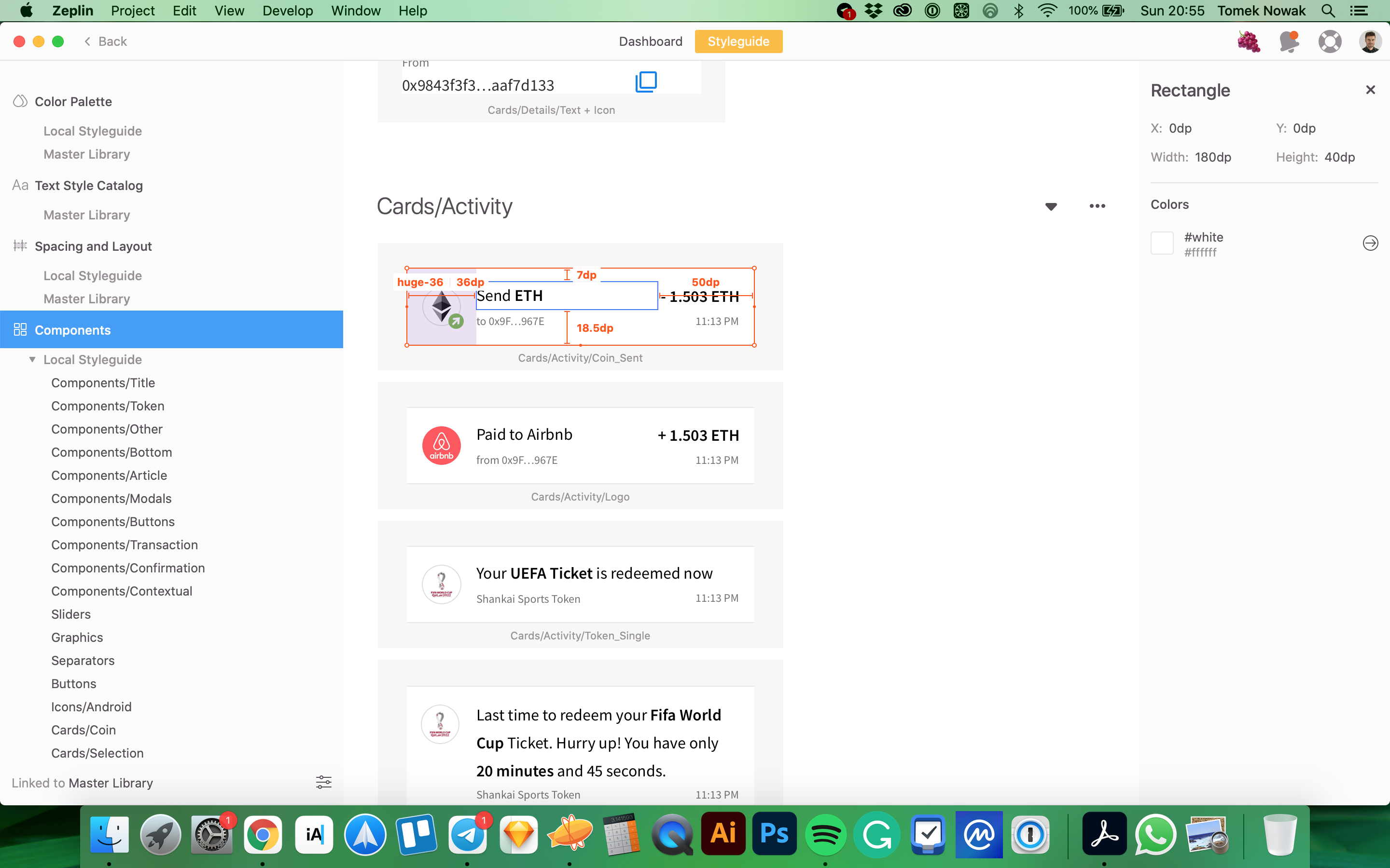Improve the Activity cell styles · Issue #1697 · AlphaWallet/alpha-wallet-android · GitHub