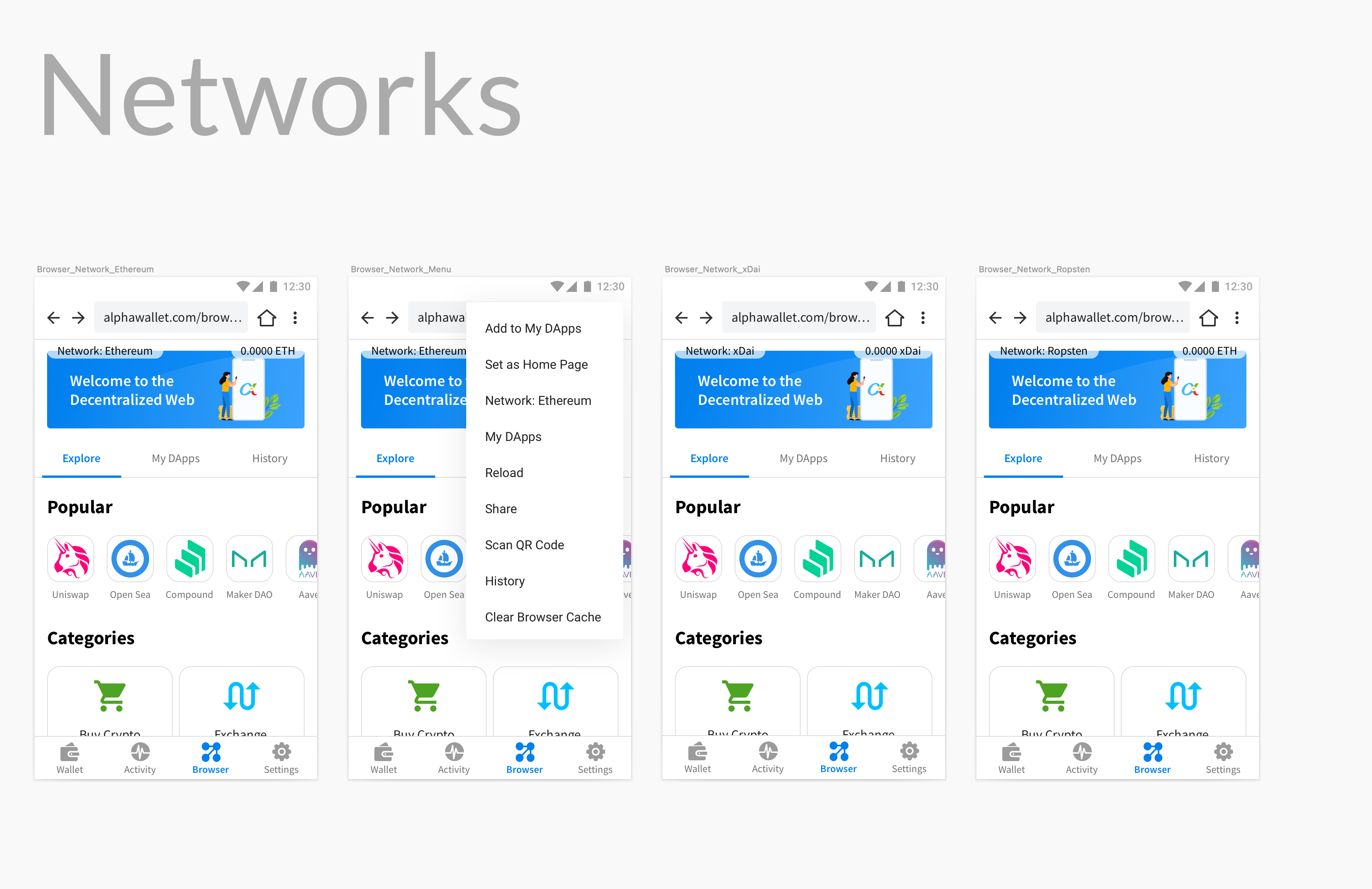 Replace Network name with Home button in the browser · Issue #1596 · AlphaWallet/alpha-wallet ...